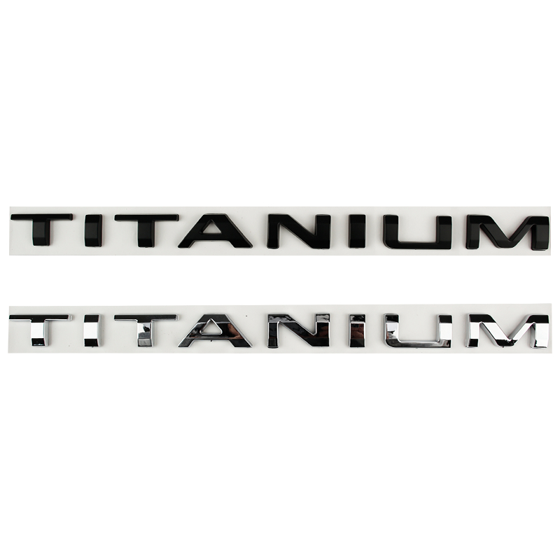 Ford new TITANIUM rear tail emblem new Edge Explorer modified emblem ...