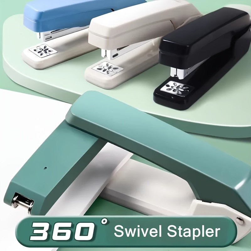 Rotating Stapler Use 24/6 Staples 360 Degree Rotatable Stapling Machine ...