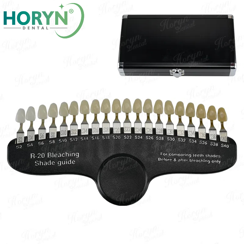 HORYN 3D Shade Guide Chart Board Color Comparator with Mirror Teeth ...