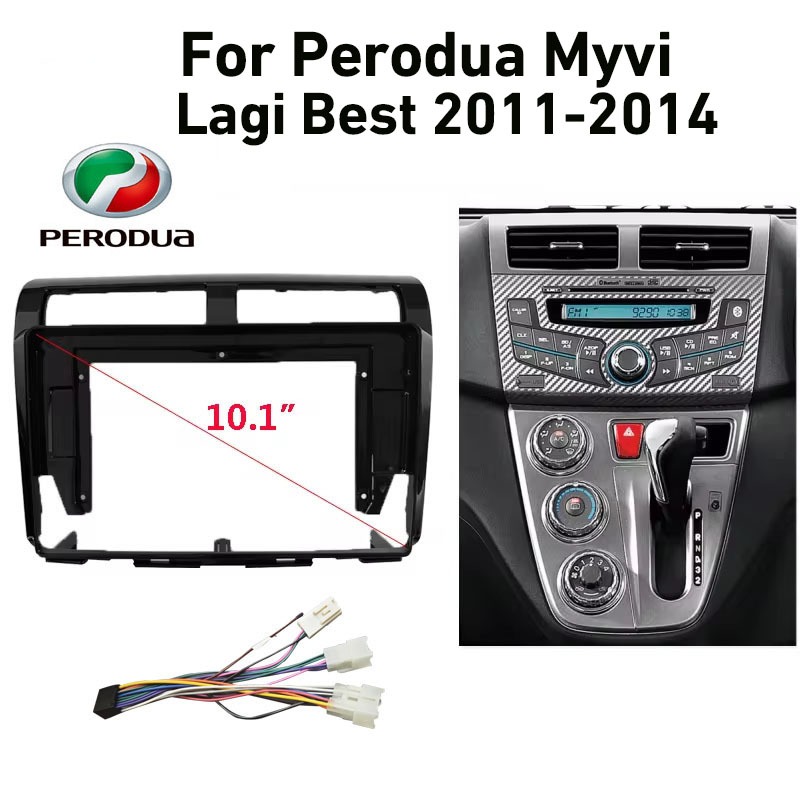 For Perodua Myvi Lagi Best 2011-2014 10 Inch Android player Panel ...