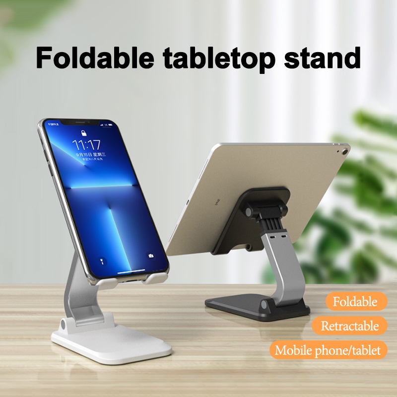 Universal Folding Adjustable Portable Desktop Phone Tablet Holder Stand ...