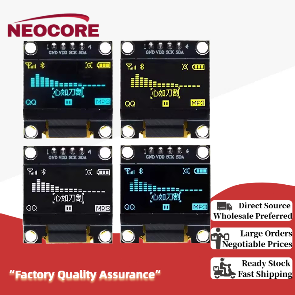 ROHS Certification 0.96 inch oled IIC Serial White OLED Display Module 128X64 I2C SSD1306 12864 ...