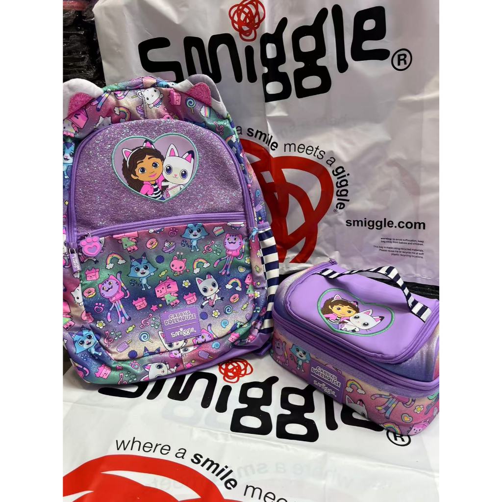 Smiggle Gabby's Dollhouse Classic Backpack | Shopee Malaysia