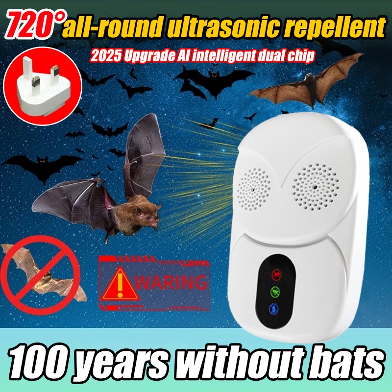 【Ready stocks】100 years without bats ultrasonic bat repeller 720°all ...