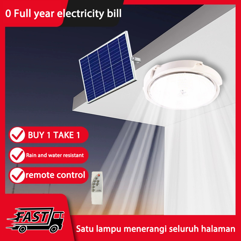 Super Bright LED solar ceiling light bedroom corridor living room ...