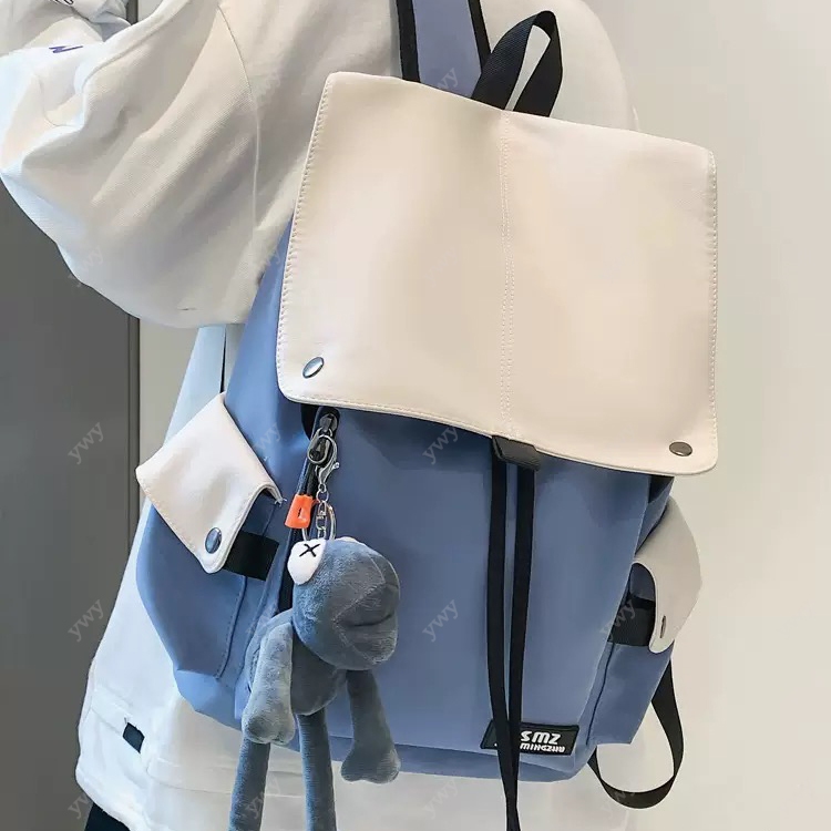 YAN 16/17 inches computer Leather Backpack Waterproof Back Pack Men's ...