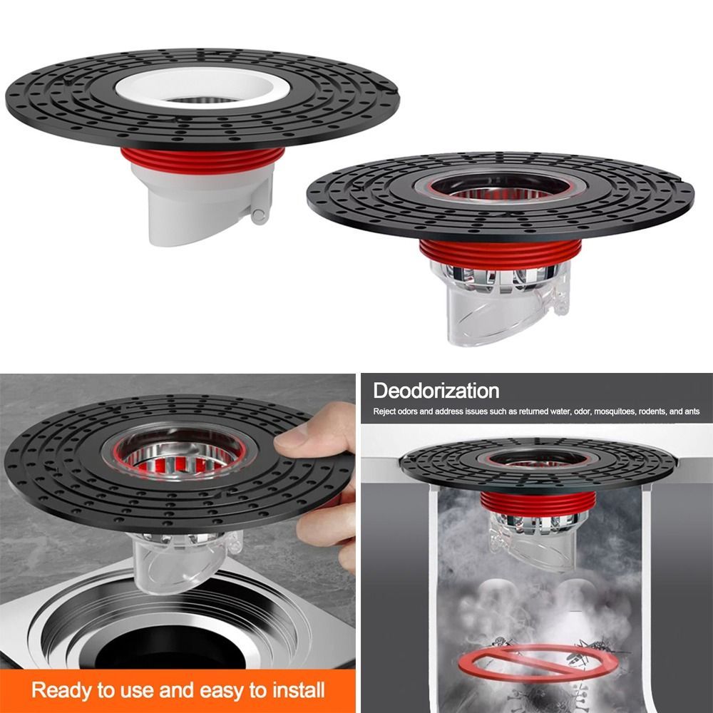 DAGMARC Sink Strainer, Backflow Preventer Dectable Shower Floor Drain Core, Useful Insect Proof ...