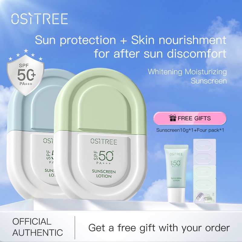 OSITREE Sunscreen Cream spf50+Facial Female Whitening Anti-Ultraviolet ...