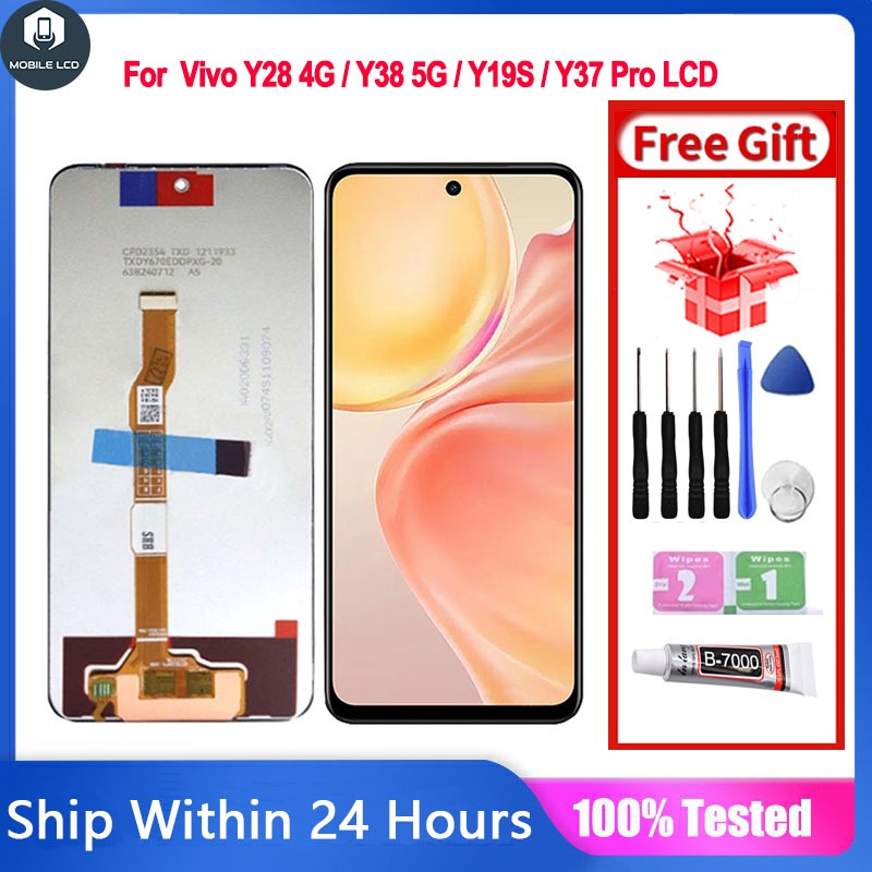 Original For Vivo Y28 4G / Y38 5G / Y19S / Y37 Pro LCD Screen Display ...