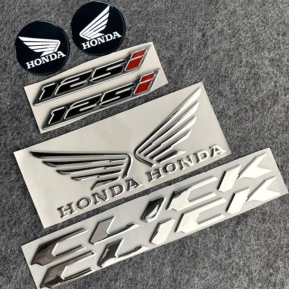 2 PCS 3D Honda Logo Left and Right Wing High Quality Motorcycle ...
