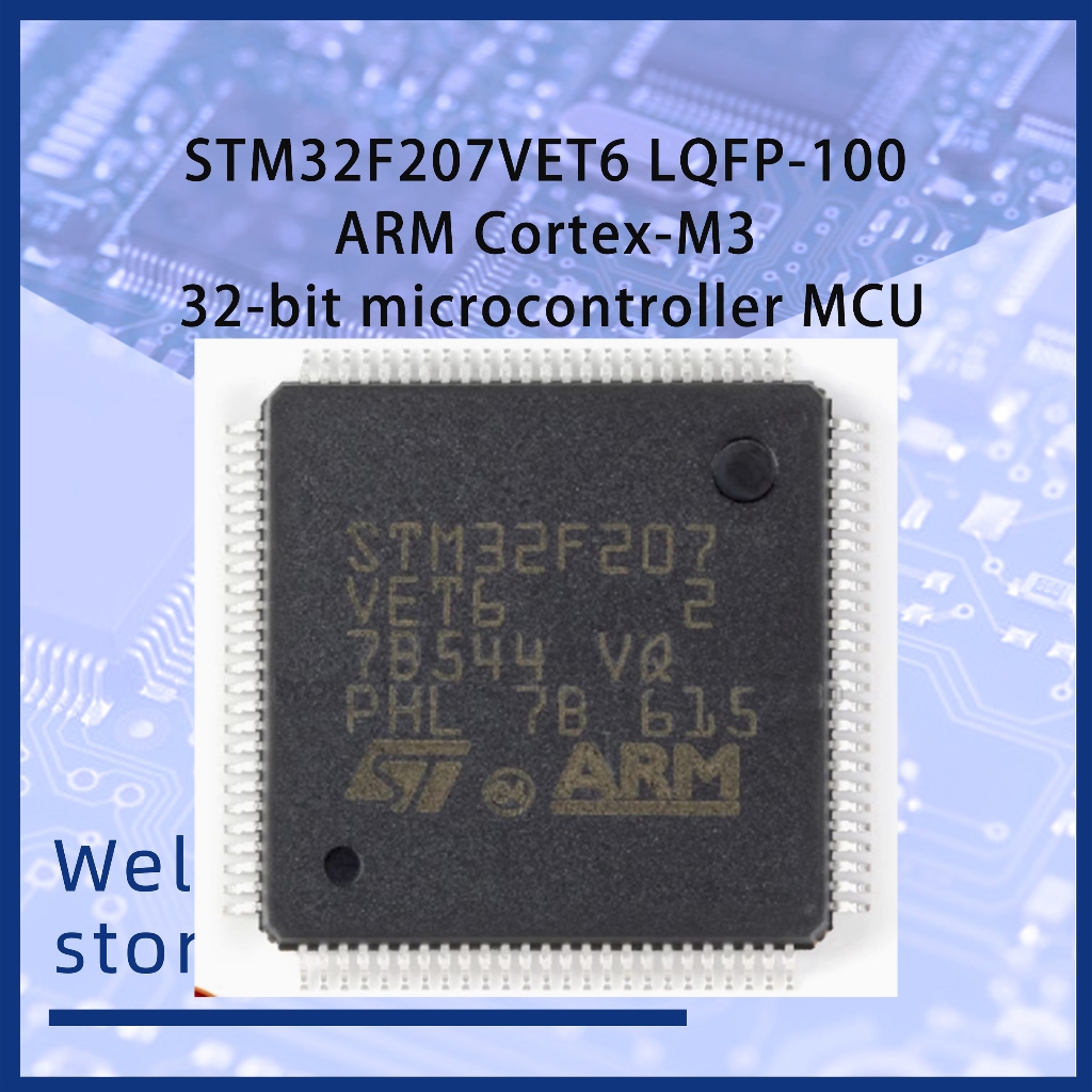 STM32F207VET6 LQFP-100 ARM Cortex-M3 32-bit microcontroller MCU ...