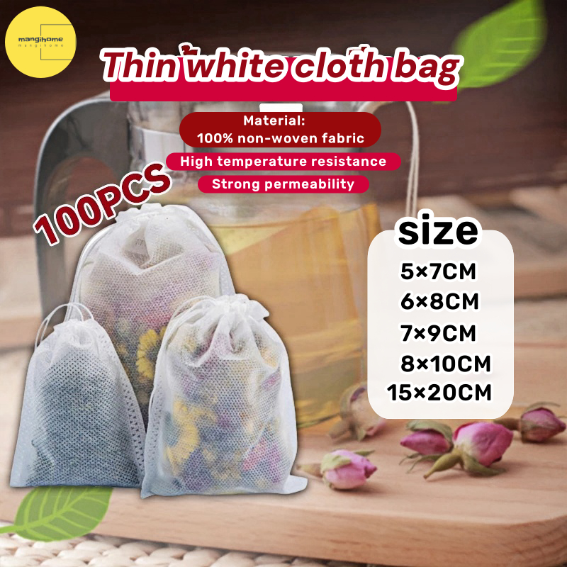 Tea filter bag empty tea bag, tea filter 100 pieces Tea Bag tea filter ...