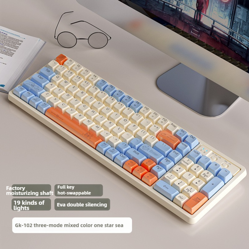 GK102 the third mock examination Bluetooth wireless mechanical keyboard ...