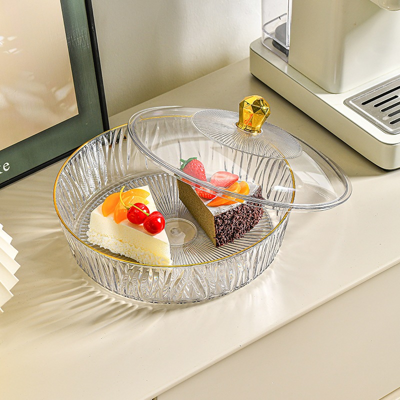 Transparent Buffet Food Tray with Cover Dulang Hidangan dengan Penutup ...