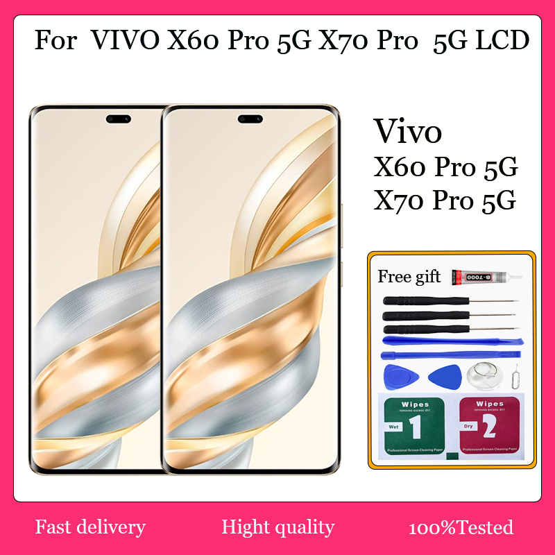 Original AMOLED For Vivo X60 Pro 5G X70 Pro 5G LCD Display Touch Screen ...