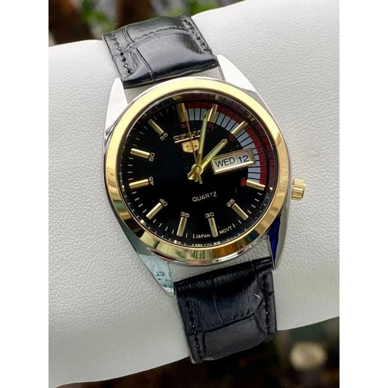 【Original】Seiko-5 Classic Analog Leather Watch For Men | Shopee Malaysia