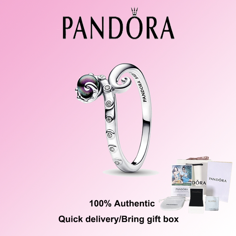 PANDORA S925 Sterling Silver Disney The Little Mermaid Ursula Ring ...