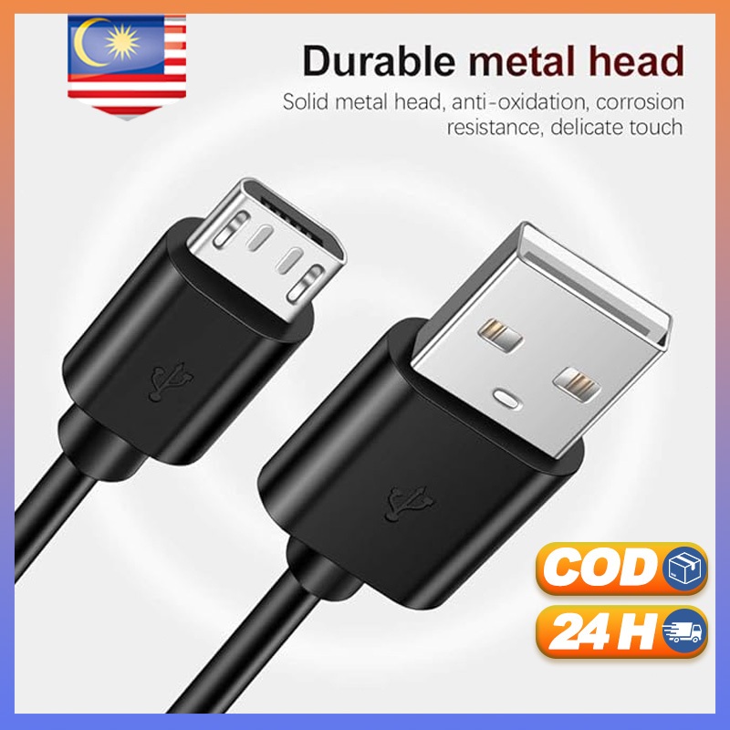 USB A To Micro Android Data Charging Cable 3A Charge Fast Charging ...