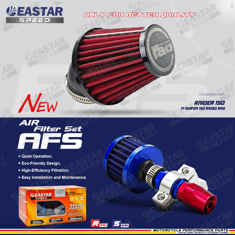 RAD FILTER SET ASSEMBLY 42MM/12MM OR BREATHER ONLY (RAIDER 150 FI OR ...