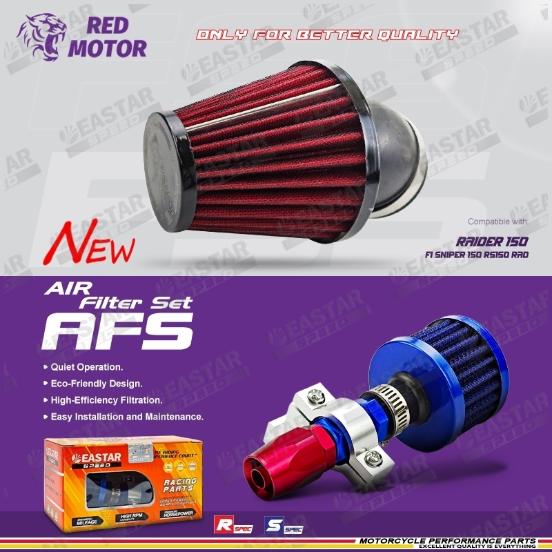 RAD Air Filter and Engine Breather Filter Set for Raider 150 Fi Sniper ...