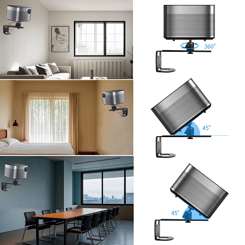 Projector stand Wall mount Portable head adjustable home hotel meeting ...