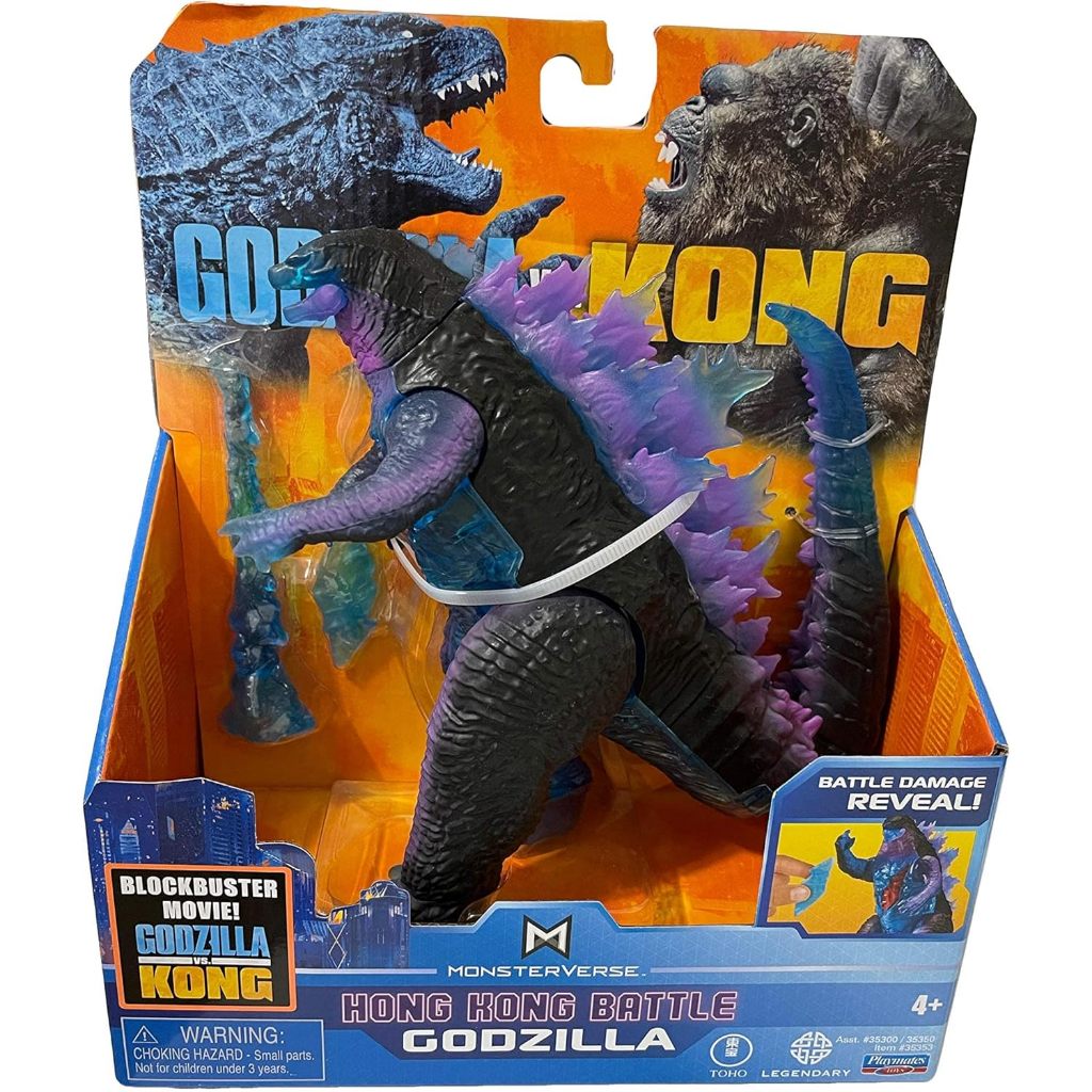 MonsterVerse Godzilla vs. Kong 6" Hong Kong Battle Godzilla 6" Feature ...