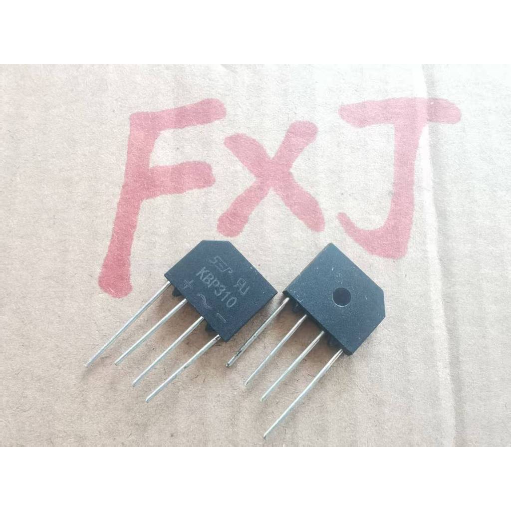 ((10 Pcs) KBP310 Silicon Bridge Rectifier 3A/1000V Flat Bridge ...
