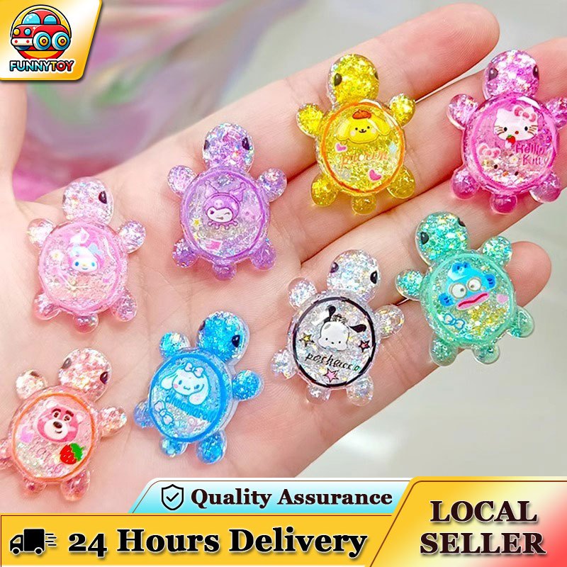 [Malaysia Stock] Sanrio Lucly Turtle Glow in The Dark Luminous 3D Cute ...