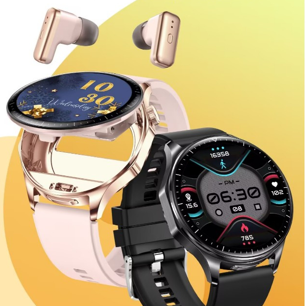 2025 TOP 2 in 1 watch buds Smartwatch T98 Galaxy Watch 7 Aluminium ...