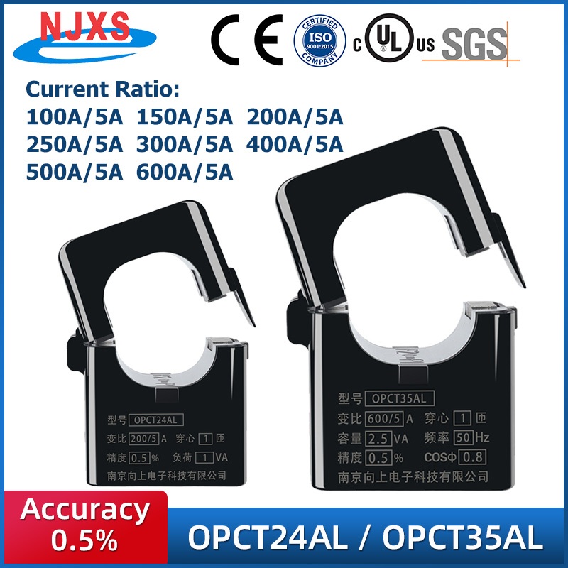 Split Core Current Transformer Clamp CT 24MM 35MM 50MM OPCT35AL ...