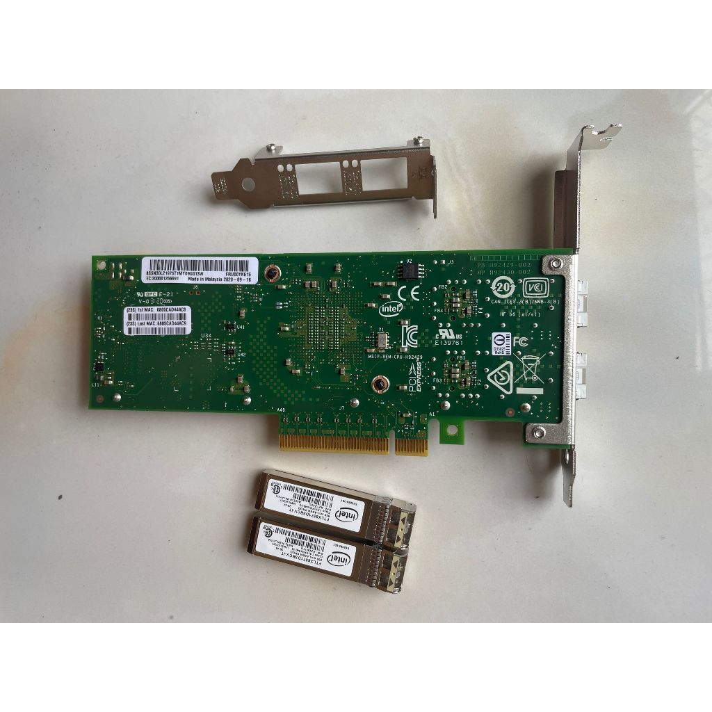 Intel X710-DA2 Collision Lenovo Version intel x710at2 Chip SFP Dual ...