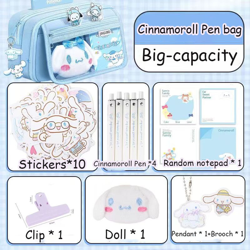 14PCS Cinnamoroll Pencil Case Cinnamoroll Gift Set Cinnamoroll Set ...