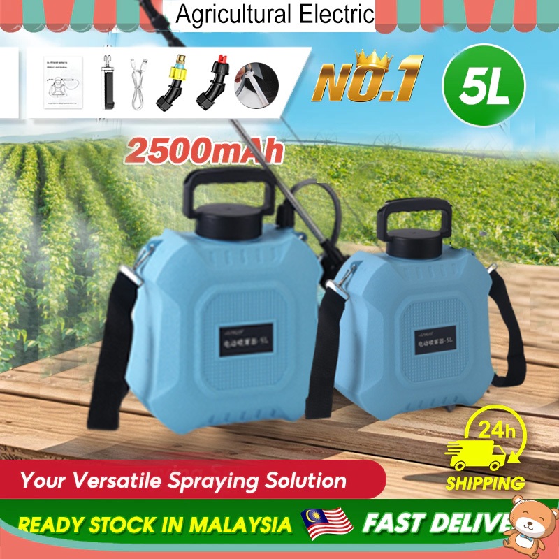 8L/5L Capacity Electric Garden Pressure Sprayer Garden Mist Sprayer ...