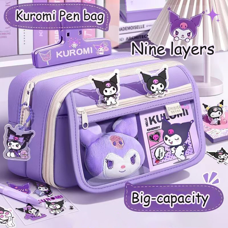 14PCS Kuromi Pencil Case Kuromi Stationery Set Stationery Set for Kids ...