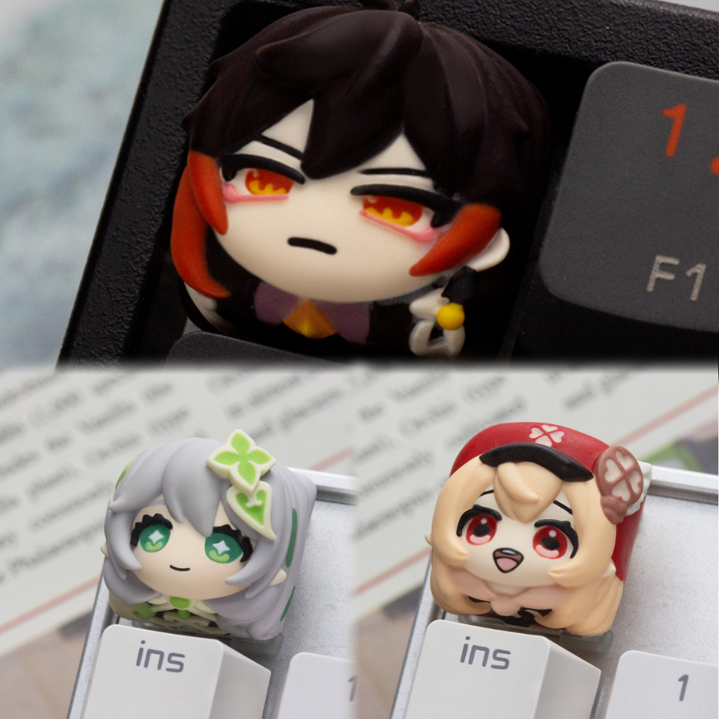 Yuanshen Nasida Keli Keycap Zhongli Keli Mechanical Keyboard Keycap High-Appearance Can Cross ...