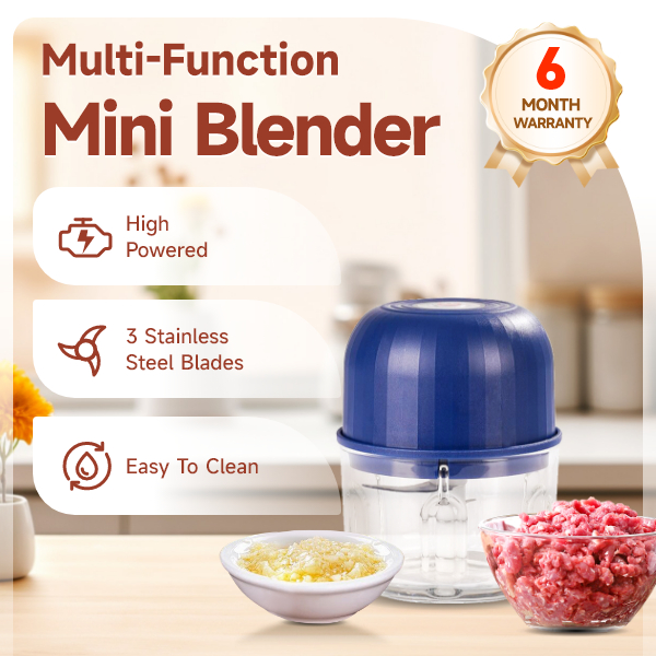Mini Blender Garlic Chopper Electric Free USB Portable Blender Food ...