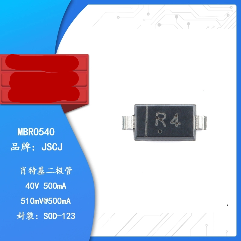 [20 Pieces] Original MBR0540 R4 SOD-123 40V 500mA Shoteki Diode ...