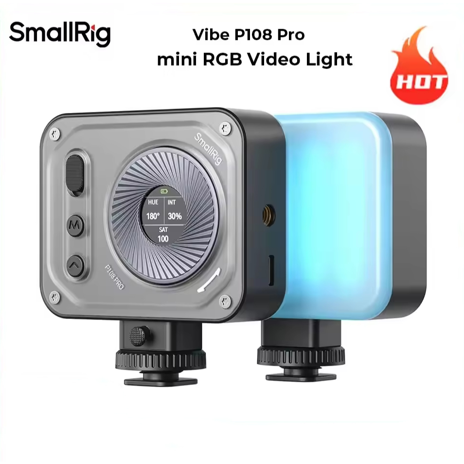 SmallRig P108 Pro mini RGB LED Video Light Full Color Fill Light for ...