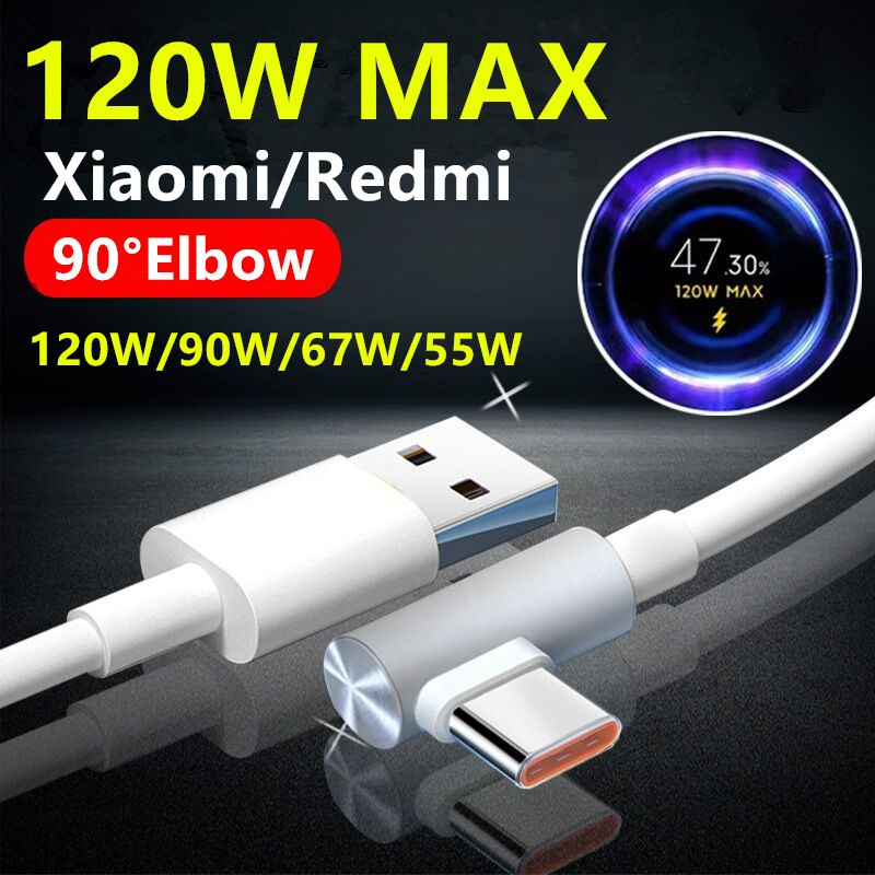 for Xiaomi 120W charging Cable 67W Turbo charging cord POCO F4 GT data ...