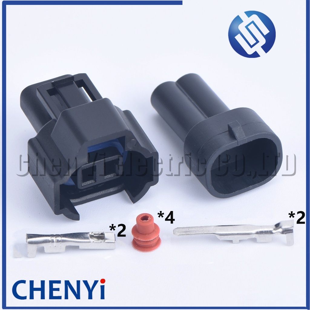 2 Pin 2.0mm Auto Injector Plug Ignition Coil Female orMale waterproof ...