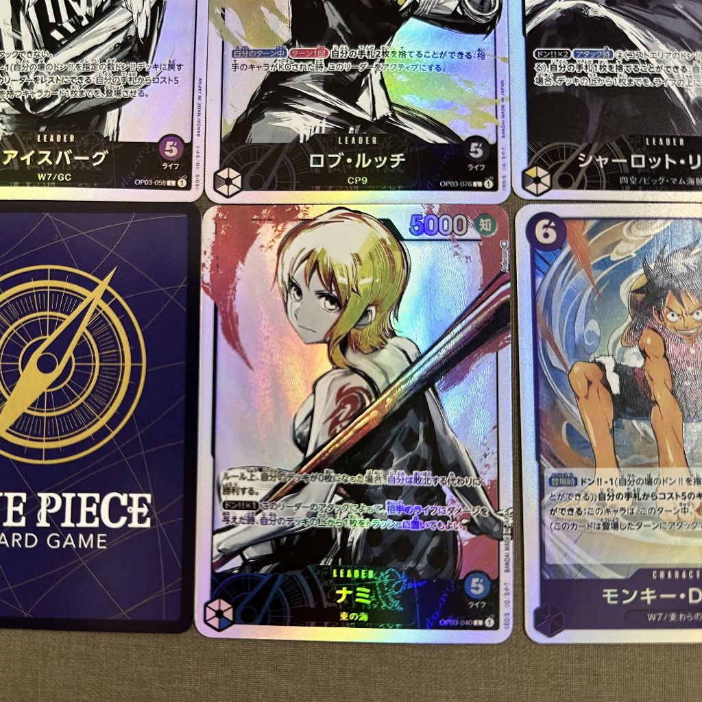 Comic One Piece Card DIY OPCG OP03-040 Nami Ace Charlotte Katakuri Collection Card | Shopee Malaysia