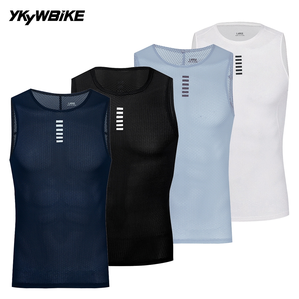 YKYBIKE Cycling Base Layer Jersey Sleeveless Inner Singlet Bicycle ...