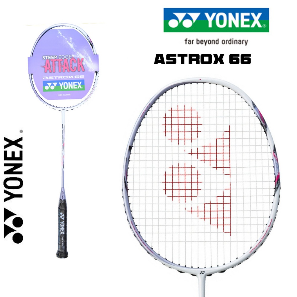 YONEX ASTROX 66 Racket Badminton Full Carbon Single 4U 83g Buatan Jepun ...