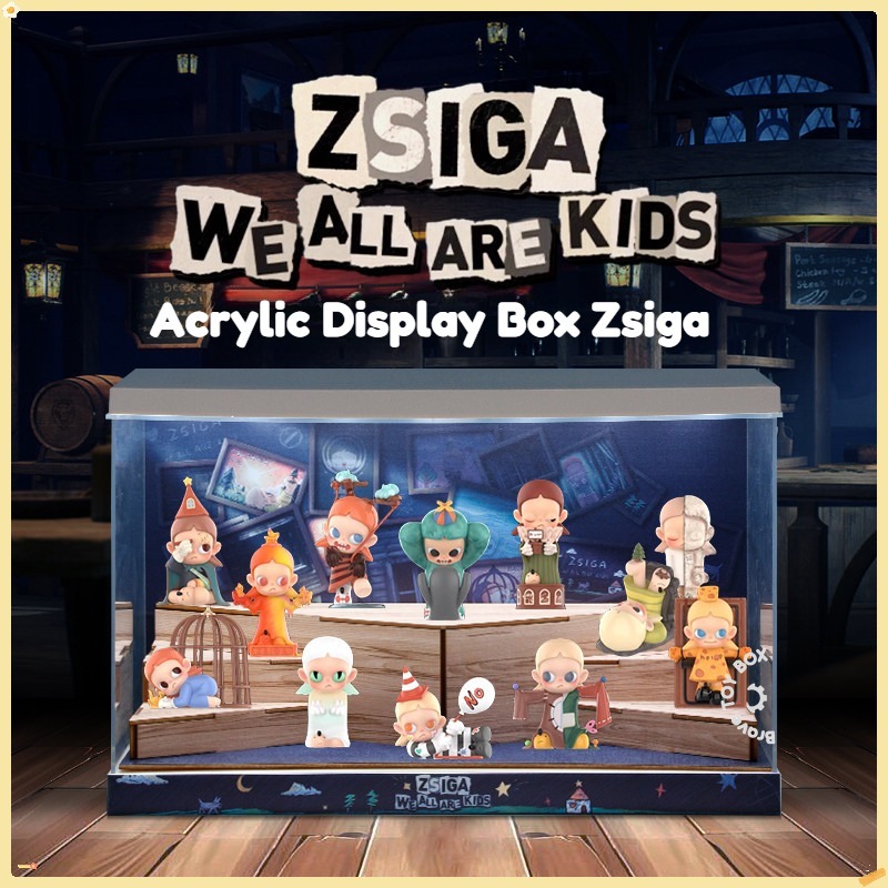 Zsiga Popmart Display Box Acrylic Display Box Zsiga This World No Adult ...