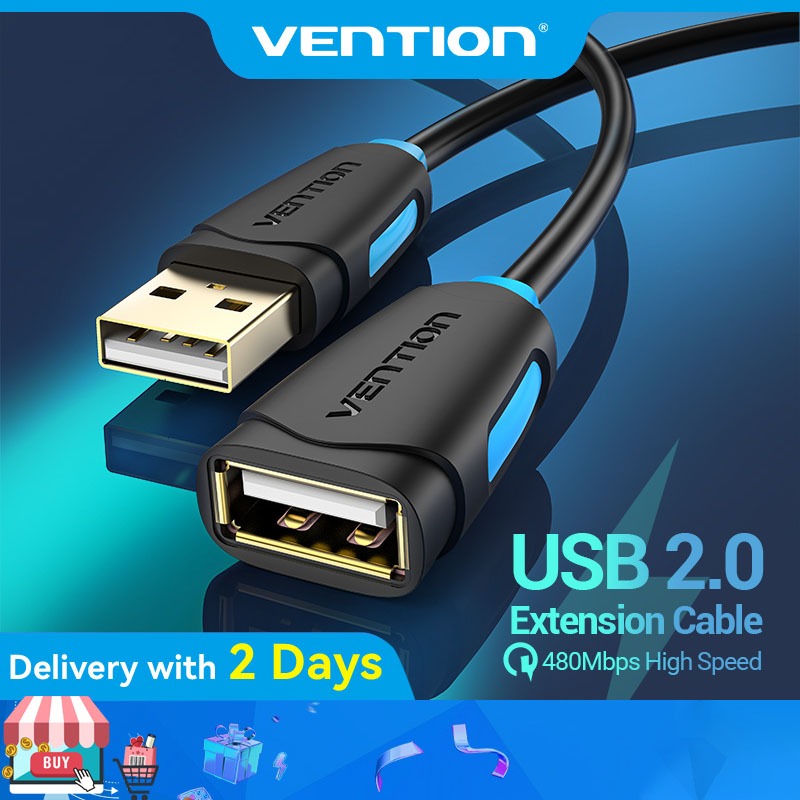 Vention USB Extension Cable Male to Female USB 2.0 3.0 Extension Cord ...