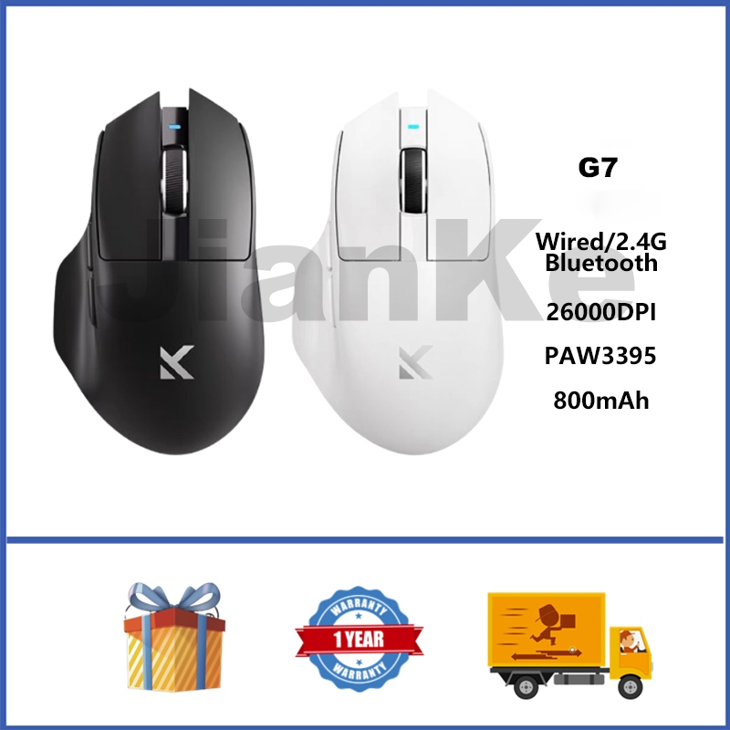 （In stock）MCHOSE G7 Wireless Mouse PAW3395 26000DPI Lightweight Three Mode Game Mouse | Shopee ...