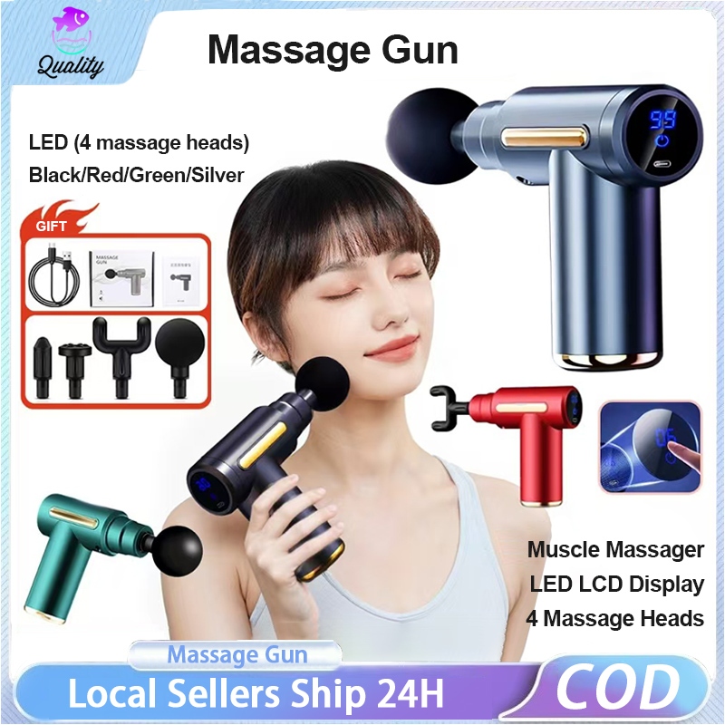 Pistol Urut Bergetar Pistol Urut Elektrik Senyap Otot (Hadiah percuma ...