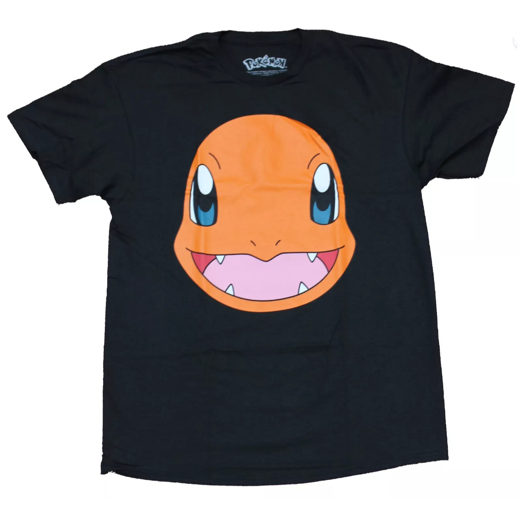 Pokemon Adult New T-Shirt - Charmander Smiling Giant Head Pic | Shopee ...