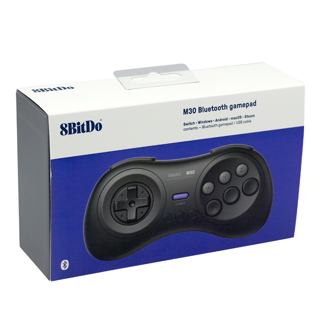 8Bitdo M30 Bluetooth Gamepad for Nintendo Switch/PC/Android, 6-Button ...