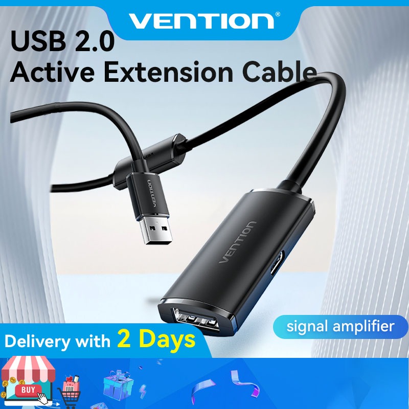 Vention USB 2.0 Type-A Male to Type-A Female Active Extension Cable ...